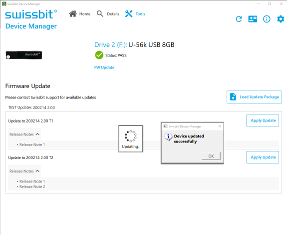 Swissbit Device Manager - Swissbit