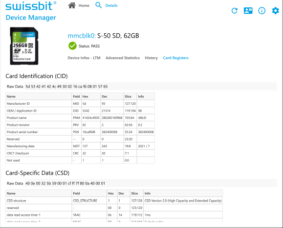Swissbit Device Manager - Swissbit
