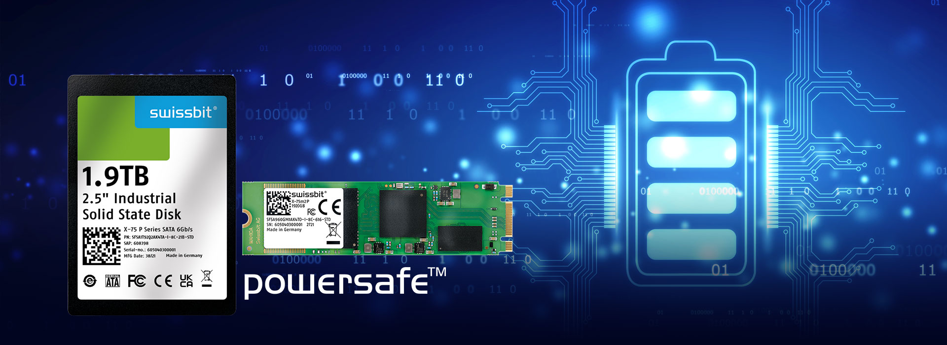 Security and storage solutions for industrial applications - Swissbit