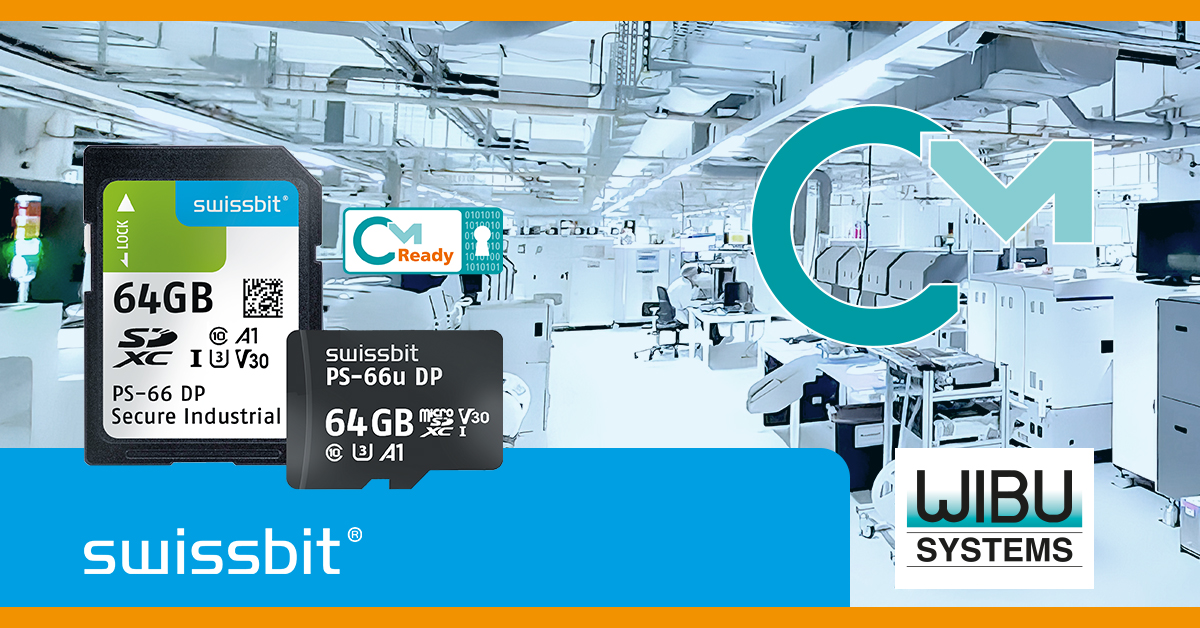 Swissbit memory cards featuring CmReady: License protection on board ...